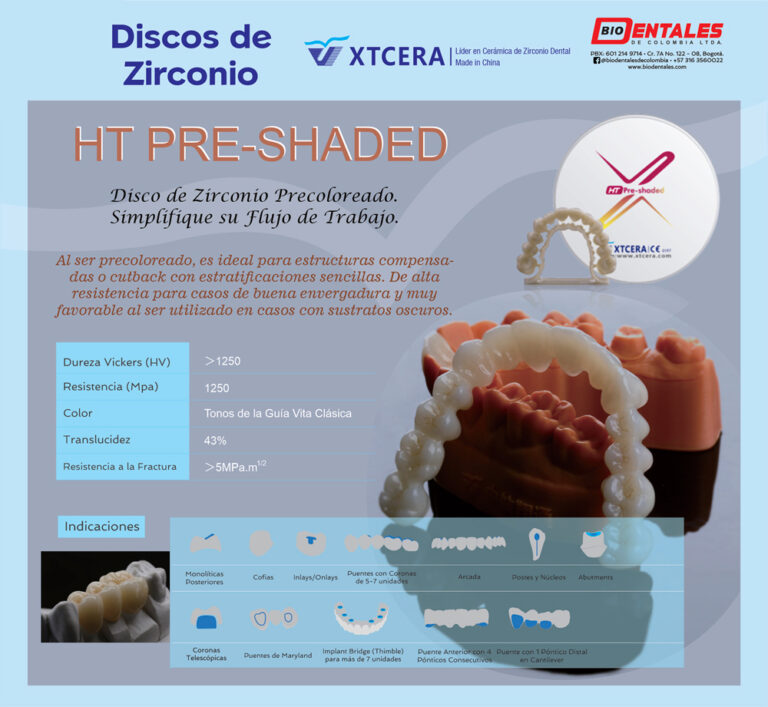 Discos de Zirconio XTCERA